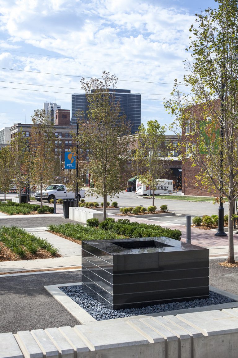 Guthrie Green Misting Fountain2 - Cantera Concrete Company